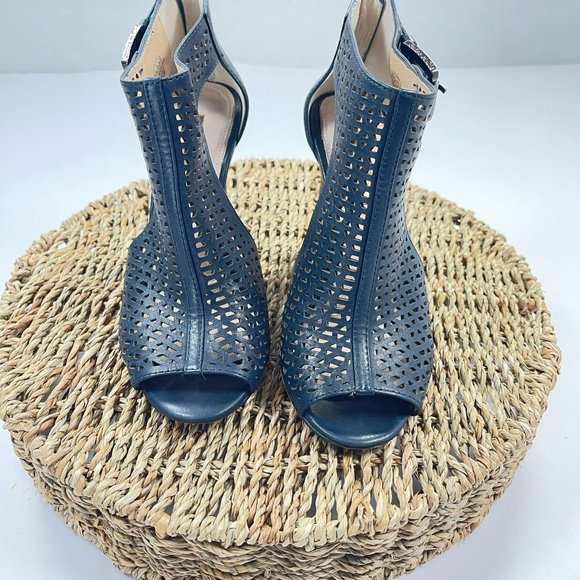 Louise et Cie | Shoes | Louise Et Cie Stiletto Cage Booties Slate Blue ...